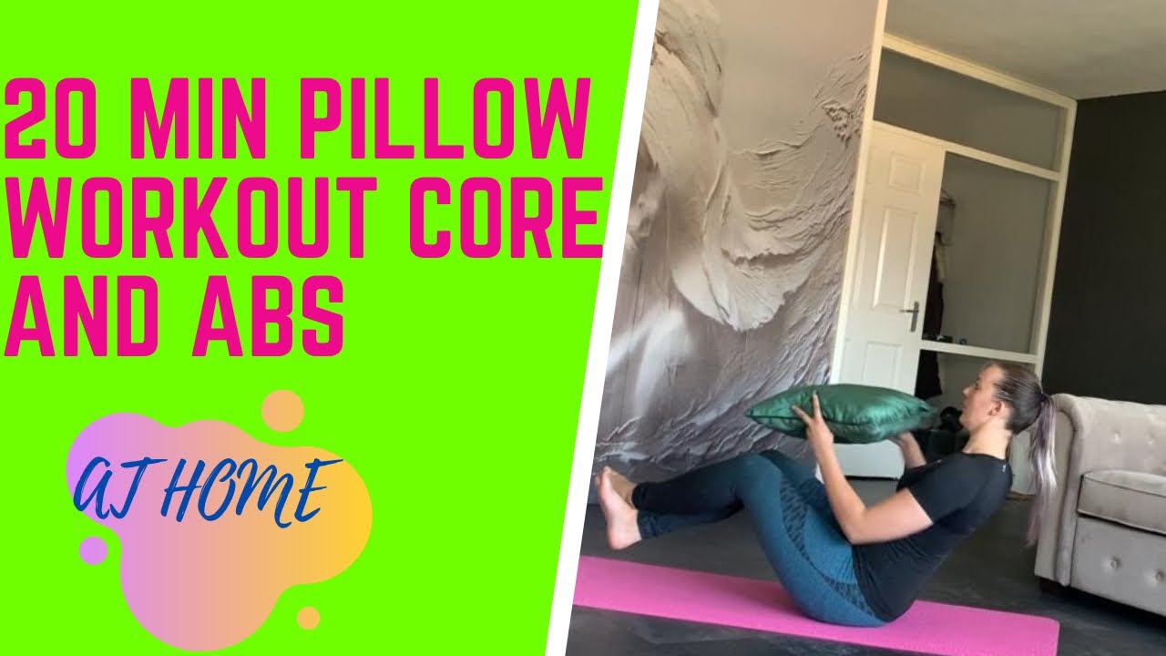 HOME WORKOUT ABS & CORE WITH PILLOW or BALL 15 MINUTS | lucyb_fit - YouTube