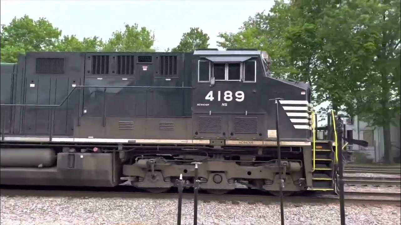 All day Railfanning Between Thomasville Jamestown & Greensboro NC Feat NS 4001 & More - YouTube