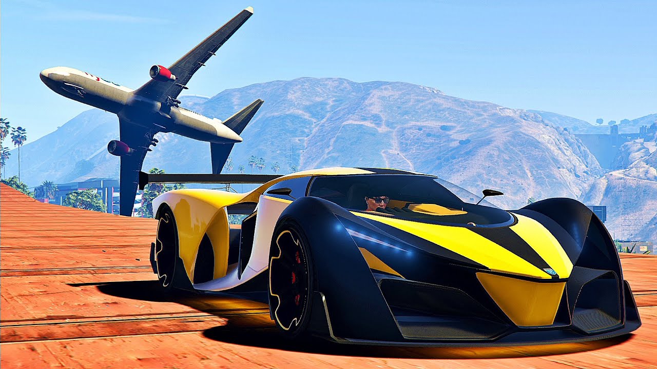 GTA V Online: TESTANDO o novo GROTTI X80 em WALLRIDE de AVIAO - YouTube