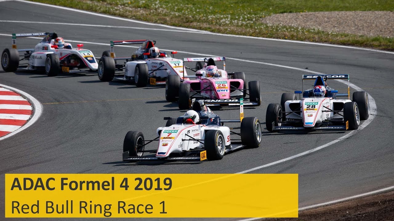 ADAC Formula 4 Race 1 Red Bull Ring 2019 English Re-Live - YouTube