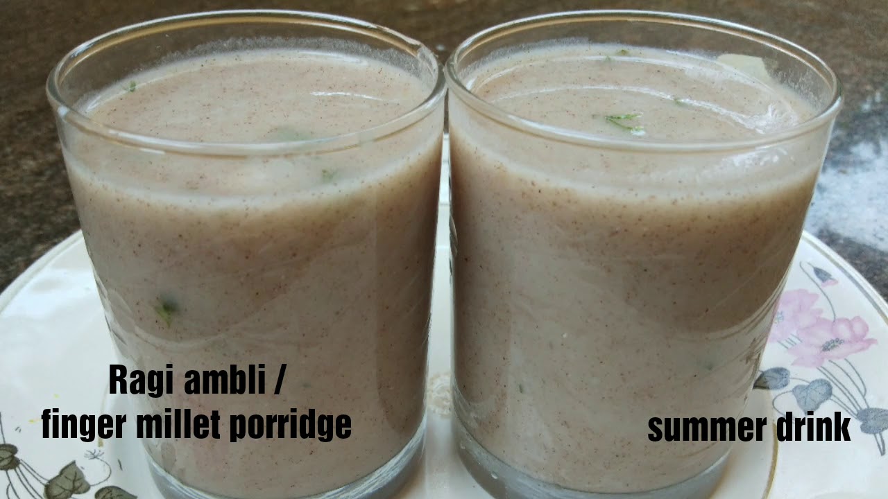 Ragi ambli / finger millet porridge recipe / summer drink - YouTube