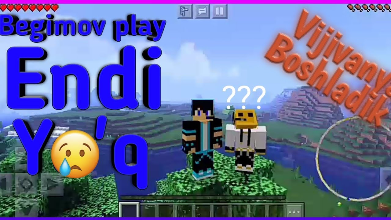 BEGIMOV PLAY ENDI YO'Q // MINECRAFT VIJIVANYANI BOSHLADIK // ZVEYLO ...