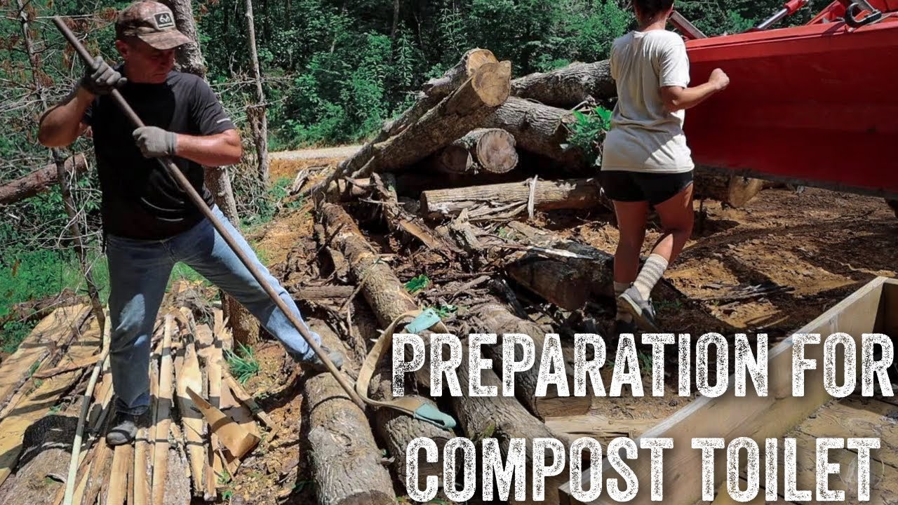 S2 EP6 | OFF GRID HOMESTEAD | PREPARATION FOR COMPOST TOILET - YouTube