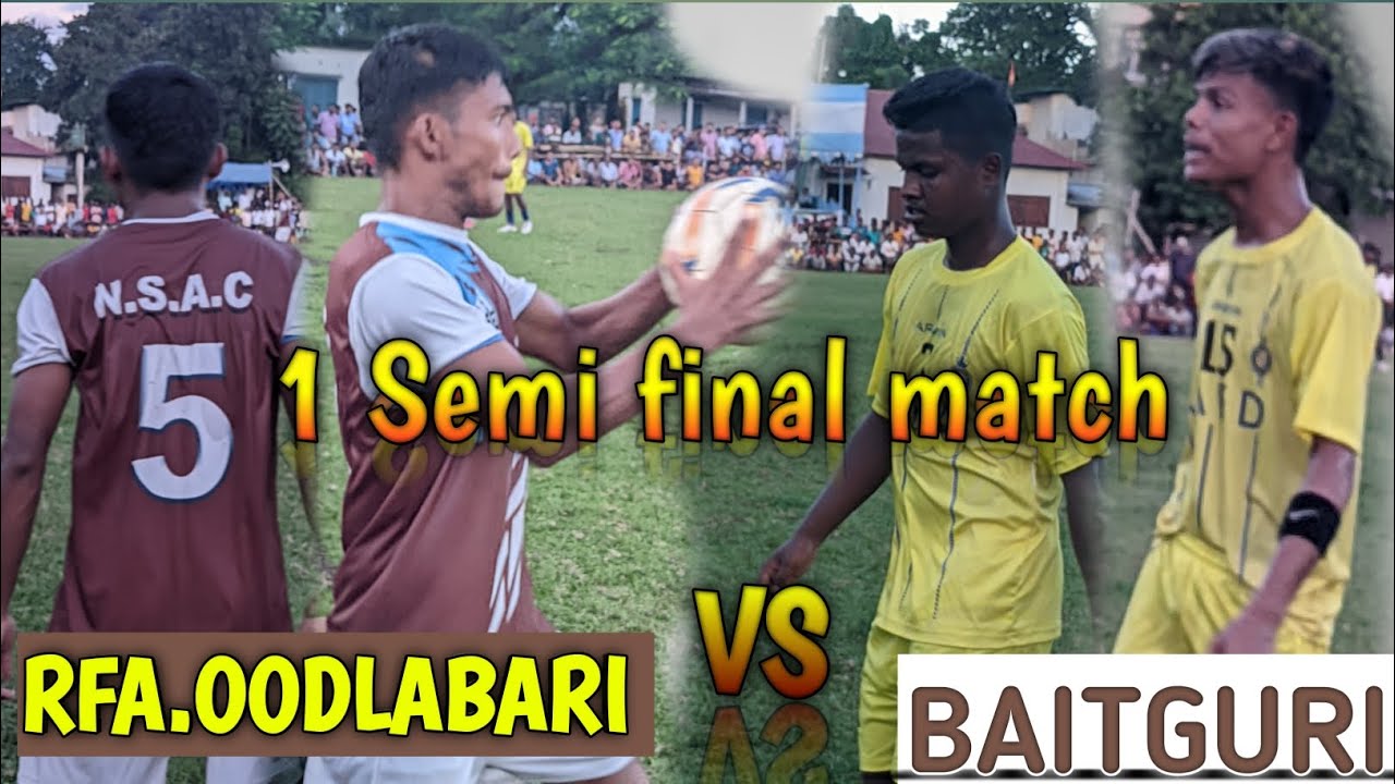 DAMDIM Knockout Football Tournament 2025!😱1 Semi final match. BAINTGURI ...