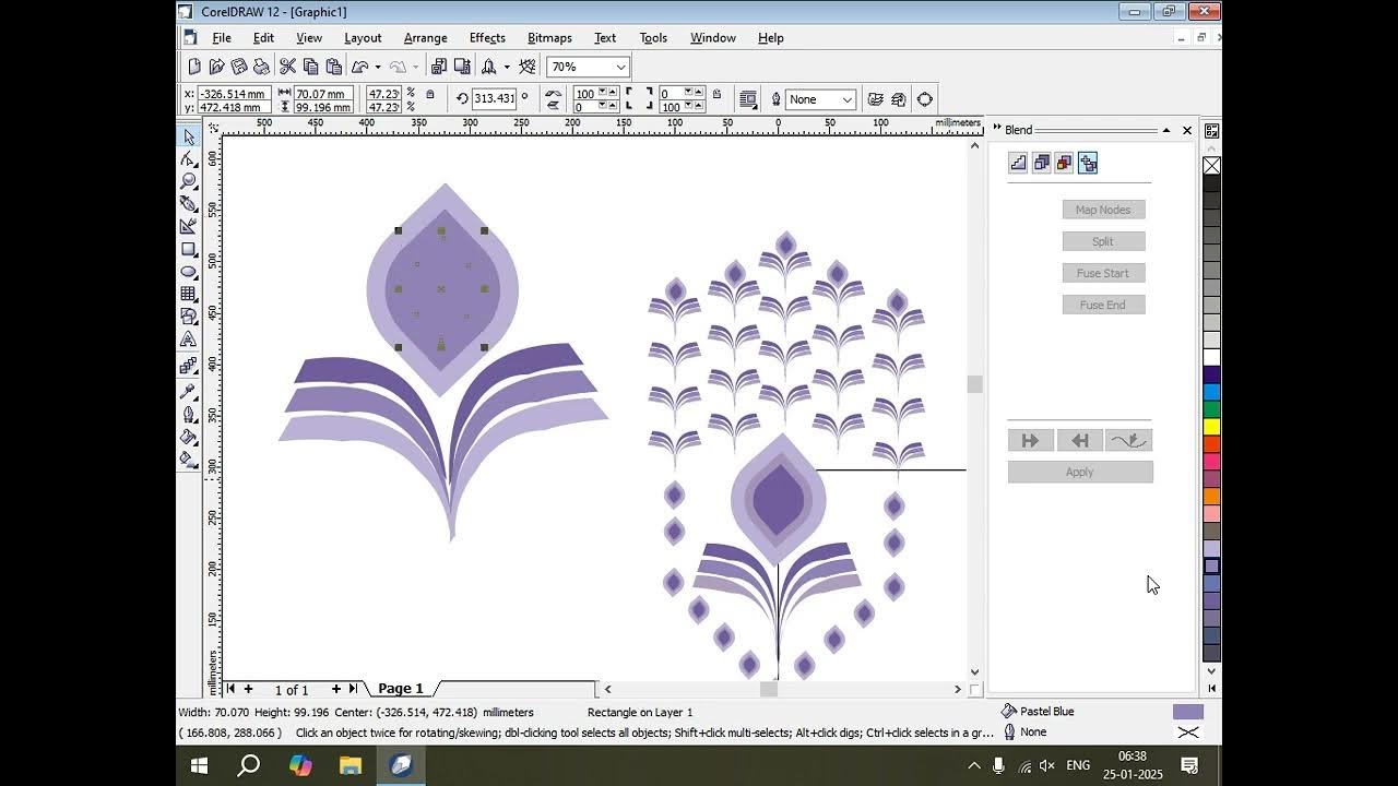 How to create art in Corel Draw | Art tutorial - Corel Draw - YouTube
