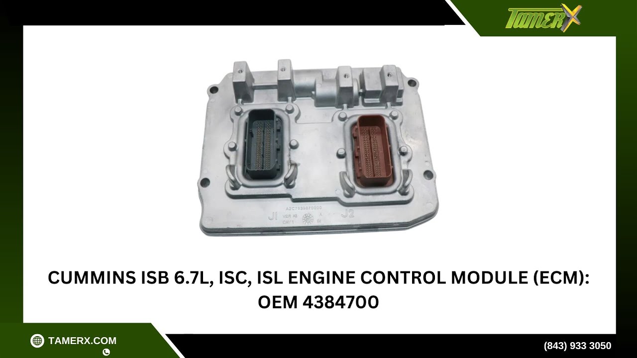 Cummins ISB 6.7L, ISC, ISL Engine Control Module (ECM) : OEM 4384700 ...