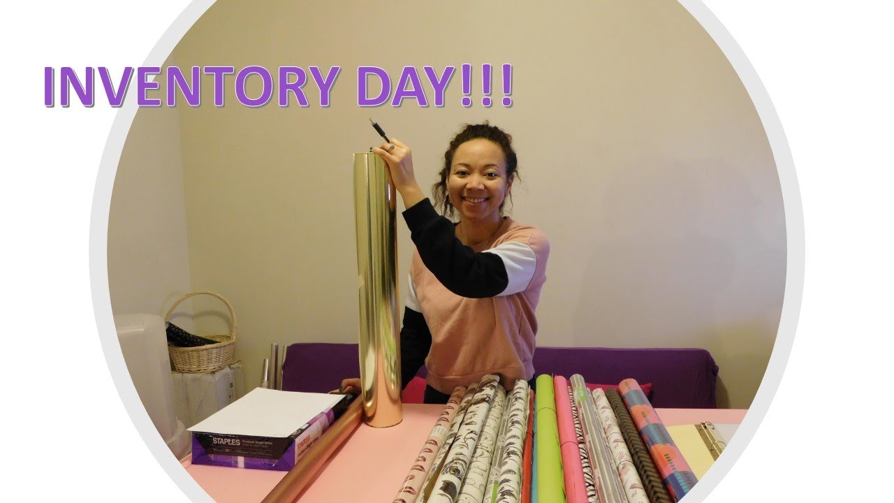 Small Business Agenda: Inventory Day!! - YouTube
