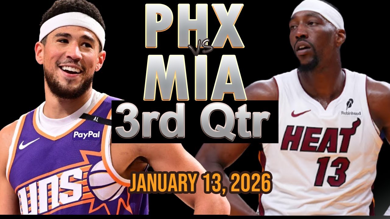 Phoenix Suns vs Miami Heat 3rd Quarter Part 1 Highlight - JAN 13, 2026 ...