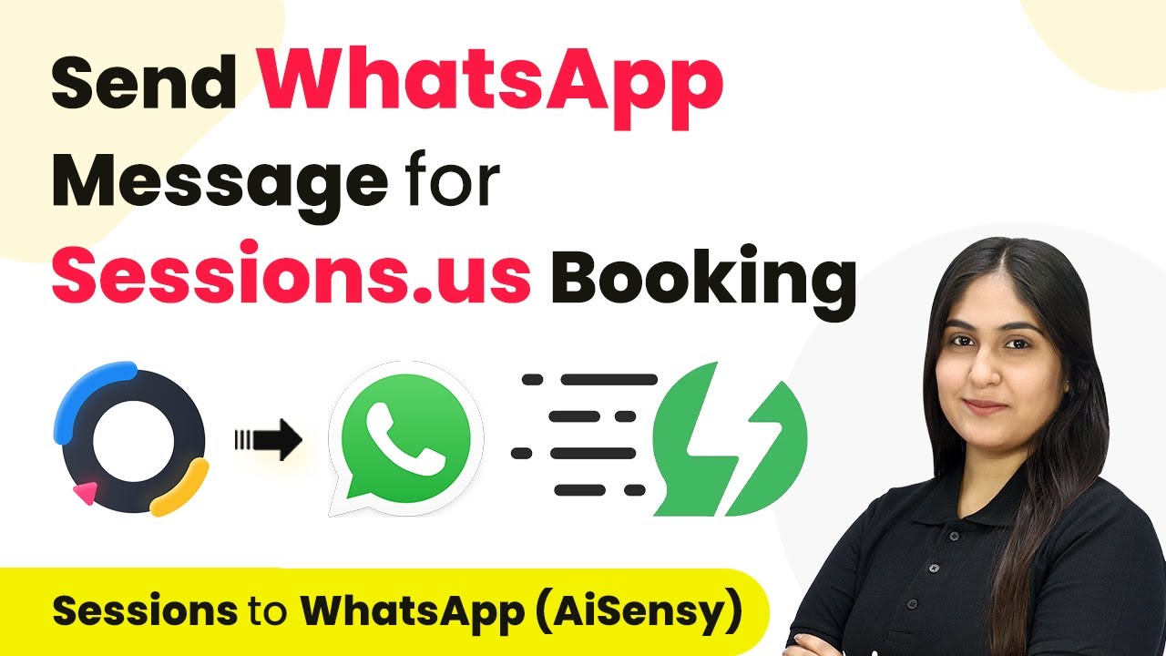 How to Send WhatsApp Message for Sessions Booking using AiSensy ...