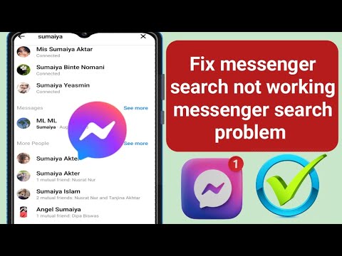 Fix messenger search not working | messenger search problem | messenger ...