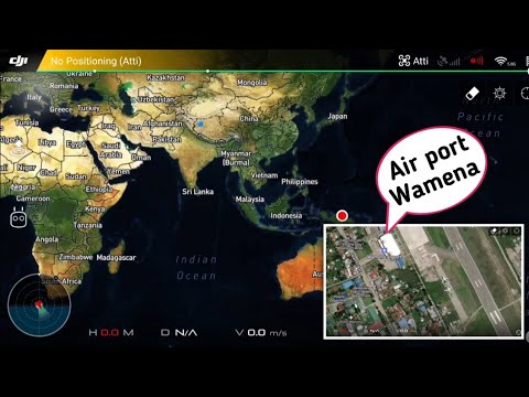 Map satelit Papua - Wamena & Sekitarnya || Melihat dari Map Drone dji ...