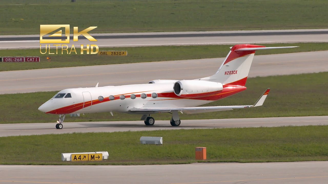 Gulfstream G450 from MAC Aviation N203CK departure at Munich Airport ...