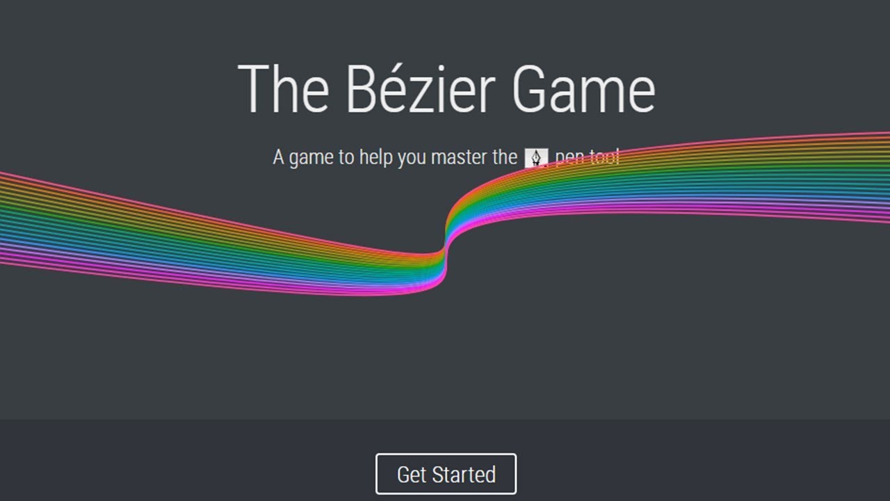 Master the Pen Tool with Bezier Game (Full Game) :Speed Art - YouTube