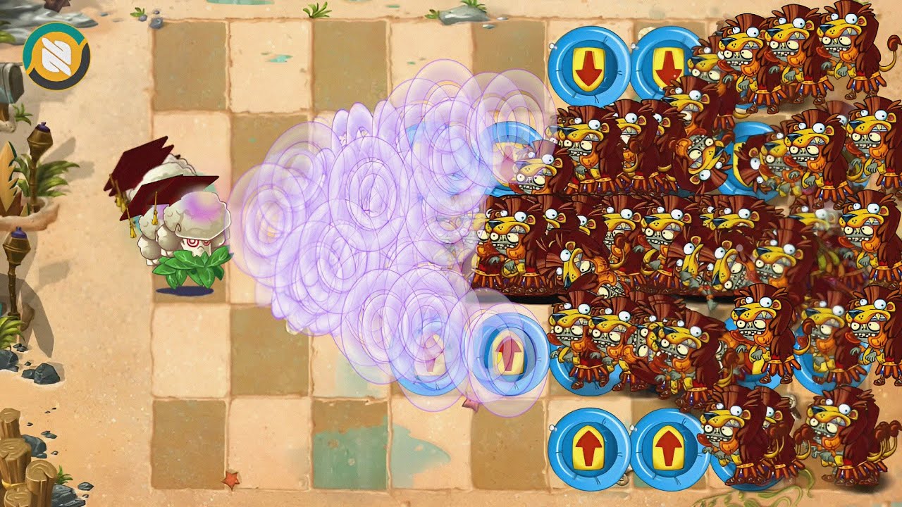 100 PLANT MAX LEVEL Vs 150 LION IMP ZOMBIE !! Plants Vs Zombies 2 - YouTube