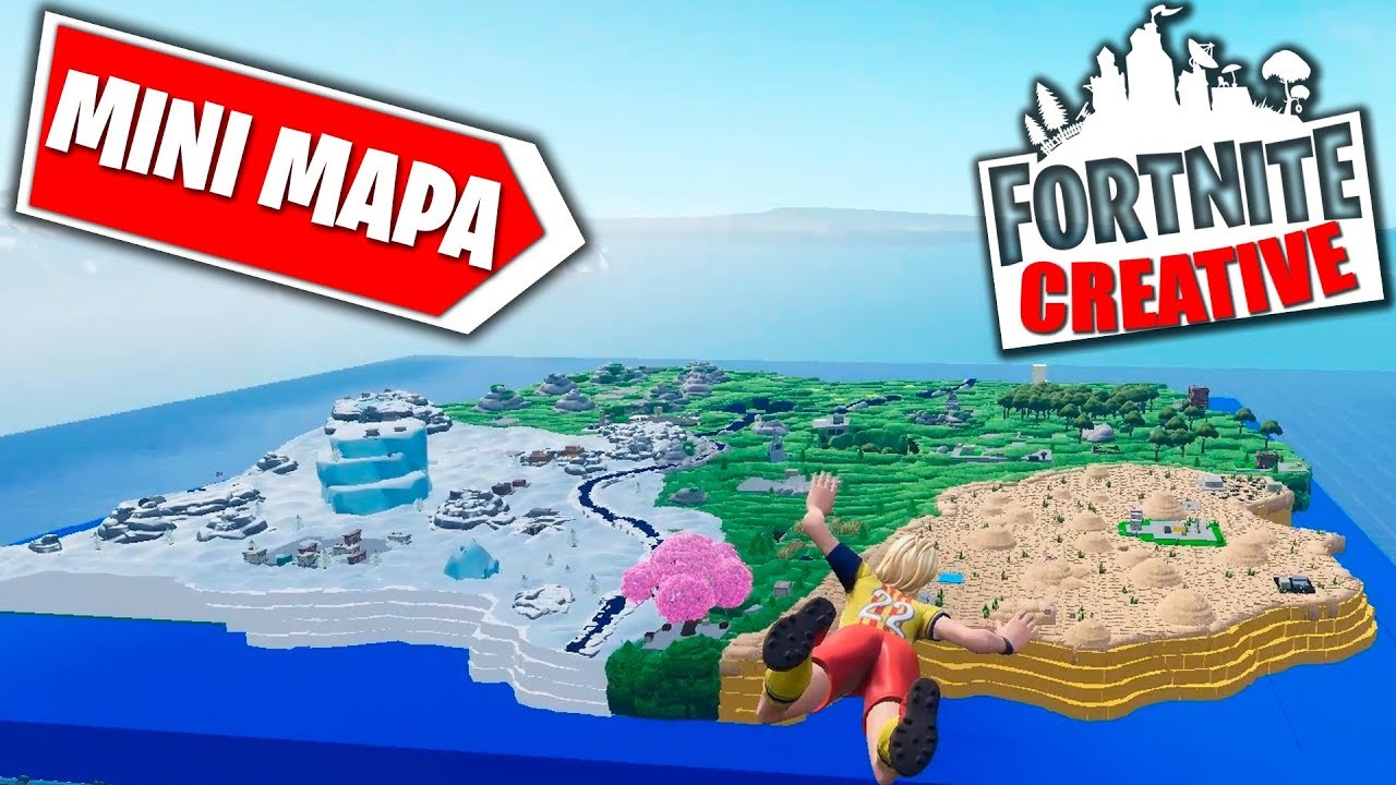 MINI MAPA do Fortnite Battle Royale ( O Mapa Mais INCRÍVEL do MODO ...