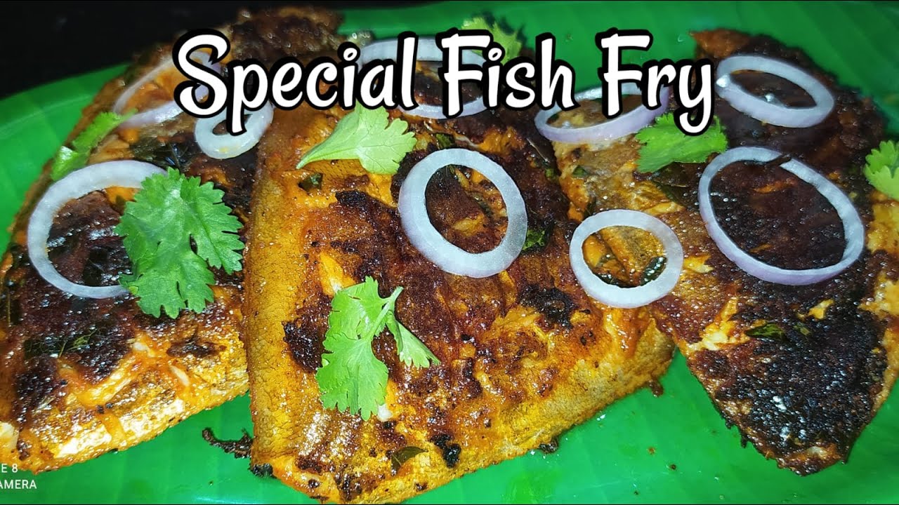 Pomfret Fish Fry in tamil | Pan Fish recipe | How to make special Fish ...