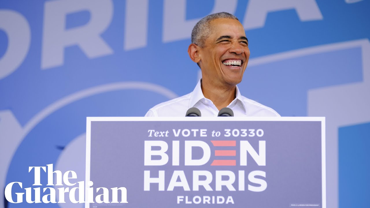 Barack Obama campaigns for Joe Biden in Florida – watch live - YouTube