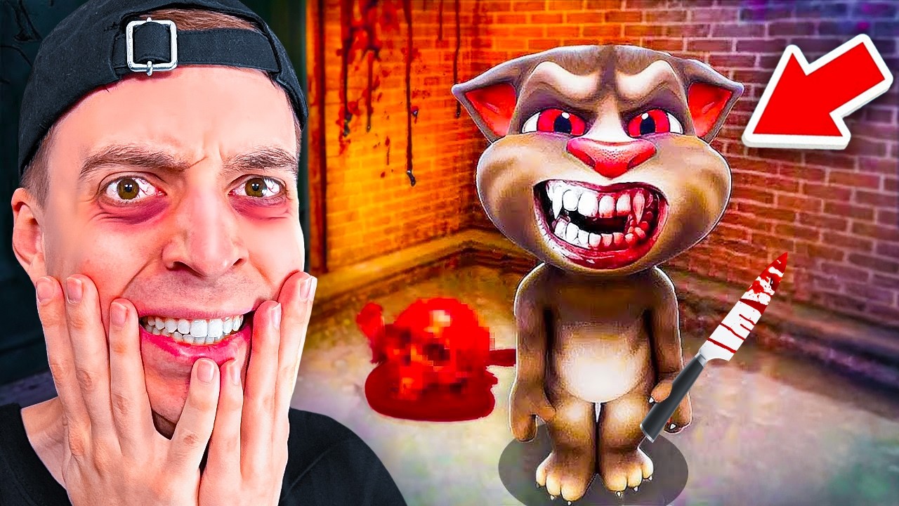 SPIELE niemals VERFLUCHTES HANDY SPIEL "TALKING TOM" um 3:00 NACHTS! 😭 ...