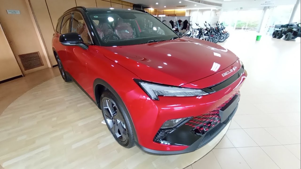BAIC Beijing X55 II Luxury 1.5T 7AT red walkaround exterior and ...