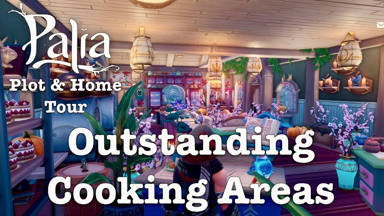 Outstanding Cooking Areas / Palia House & Plot Tour - YouTube