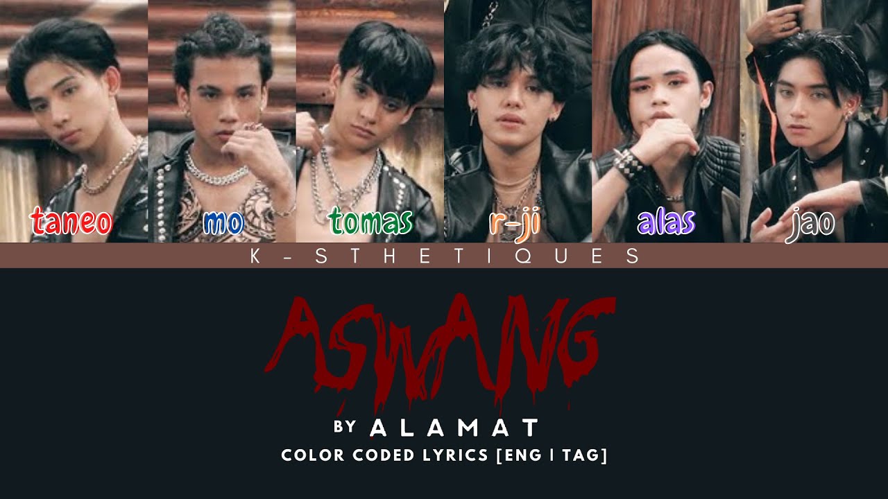 ALAMAT - ASWANG (Color Coded Lyrics ENG/TAG) - YouTube