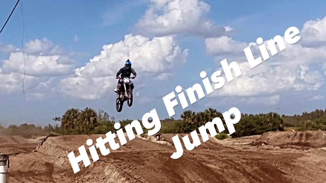 MIAMI MX PARK HIITTING THE FINISH LINE JUMP - YouTube
