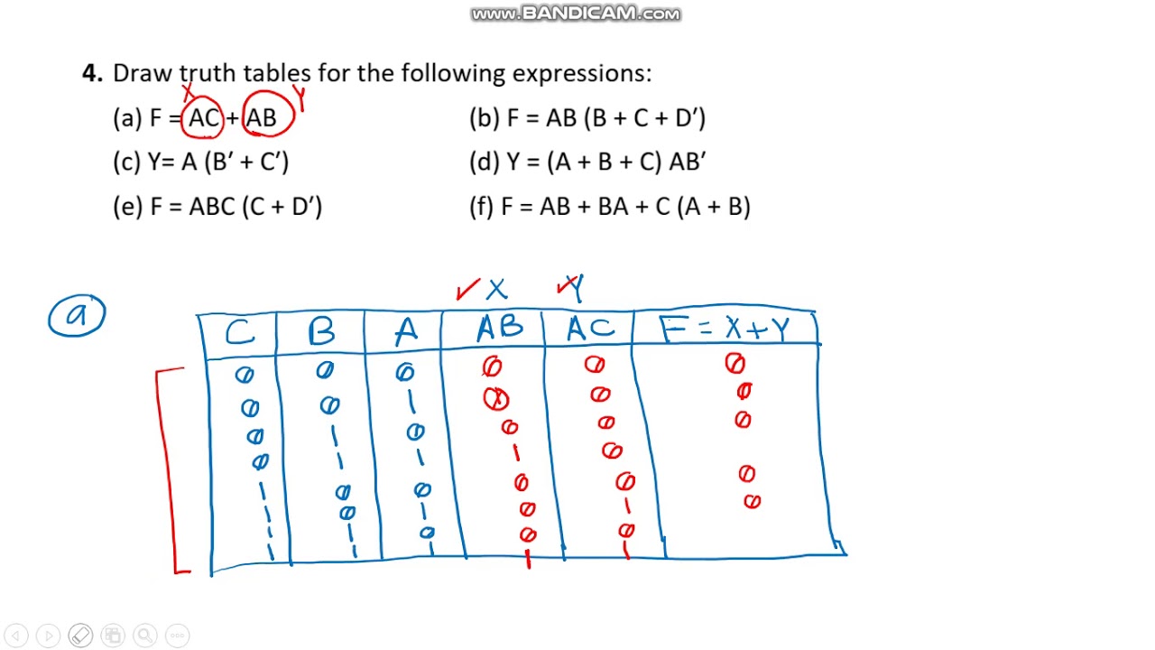 Logic Design Sheet3 Part1b - YouTube
