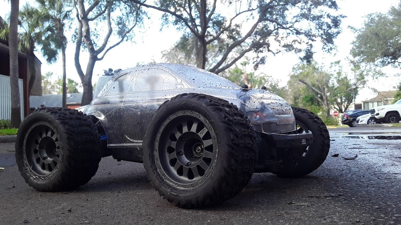 Custom shortened 9.5in wheelbase 3s ARRMA 1/12 - YouTube