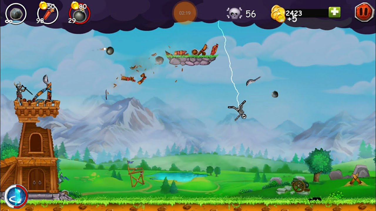 The Catapult 2 | Endless | Dynamite | Bomb Barbarian - YouTube