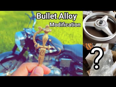 Bullet Alloy Modification ( My 1st vlog ) Arjun Singh Bamrah