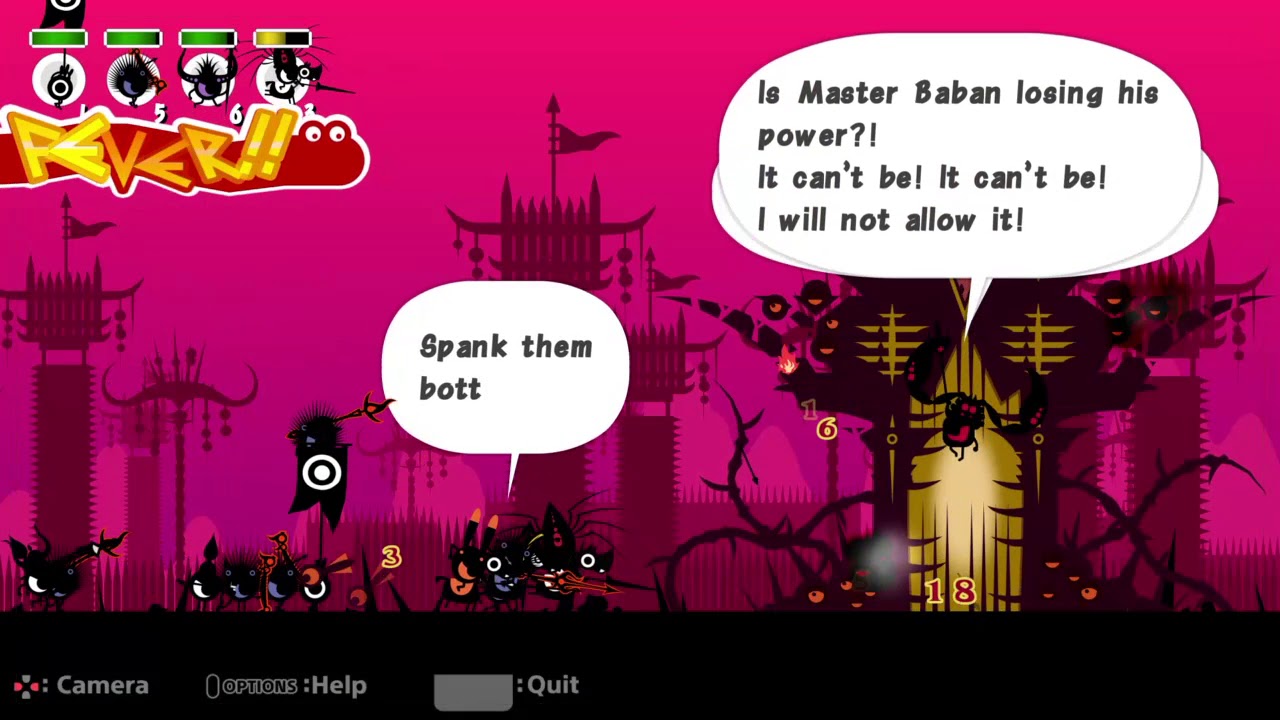 Patapon™ Remastered Gate ghoul Baban boss fight - YouTube