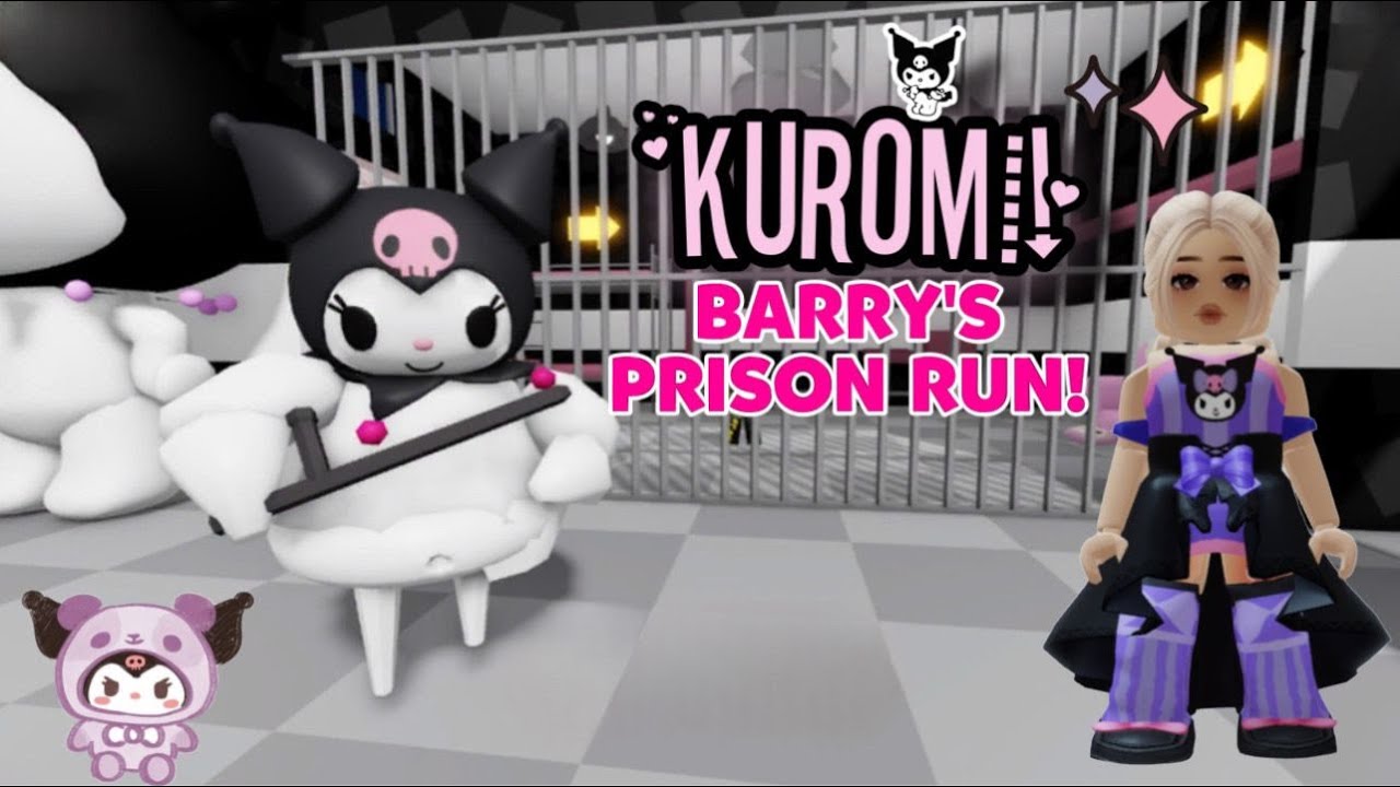 🎀KUROMI BARRY'S PRISON RUN! OBBY ROBLOX - YouTube