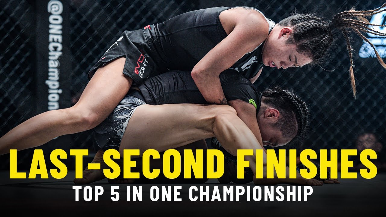 Top 5 Last-Second Finishes In ONE Championship - YouTube