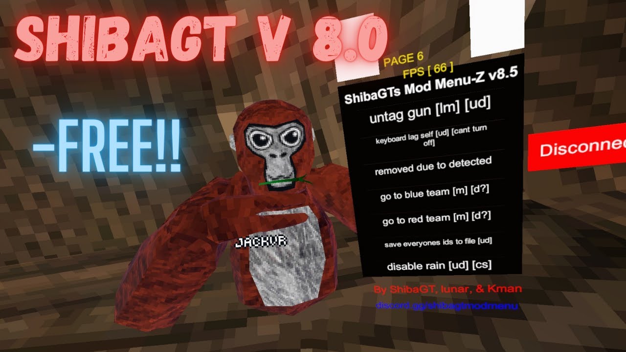 ShibaGT Mod Menu v8.5┃The best FREE Menu?┃*TAG ALL*┃*UNDETECTED*┃ - YouTube