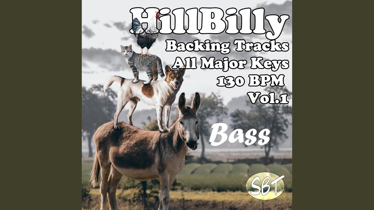 Hillbilly Bass Backing Track in Bb Major 130 BPM, Vol. 1 - YouTube