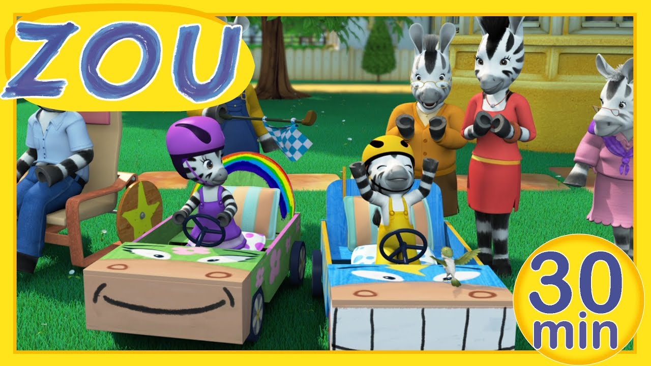 ZOU'S CARS 🚗 30 min COMPILATION 🚙 Cartoons | Zou in English - YouTube