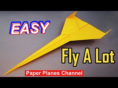 How To Make A Paper Airplane Fly A Lot #paperplaneschannel