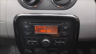 Dacia duster radio code | Doovi