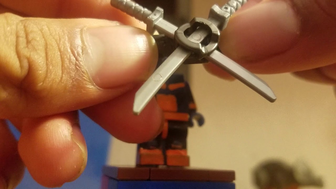 Lego DeathStroke Minifigure Showcase - YouTube