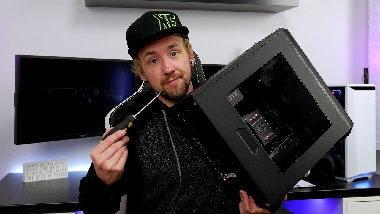 Intel i3 7300 GTX 1050Ti Gaming PC Build Guide - UNILAD Tech EP 1 - YouTube