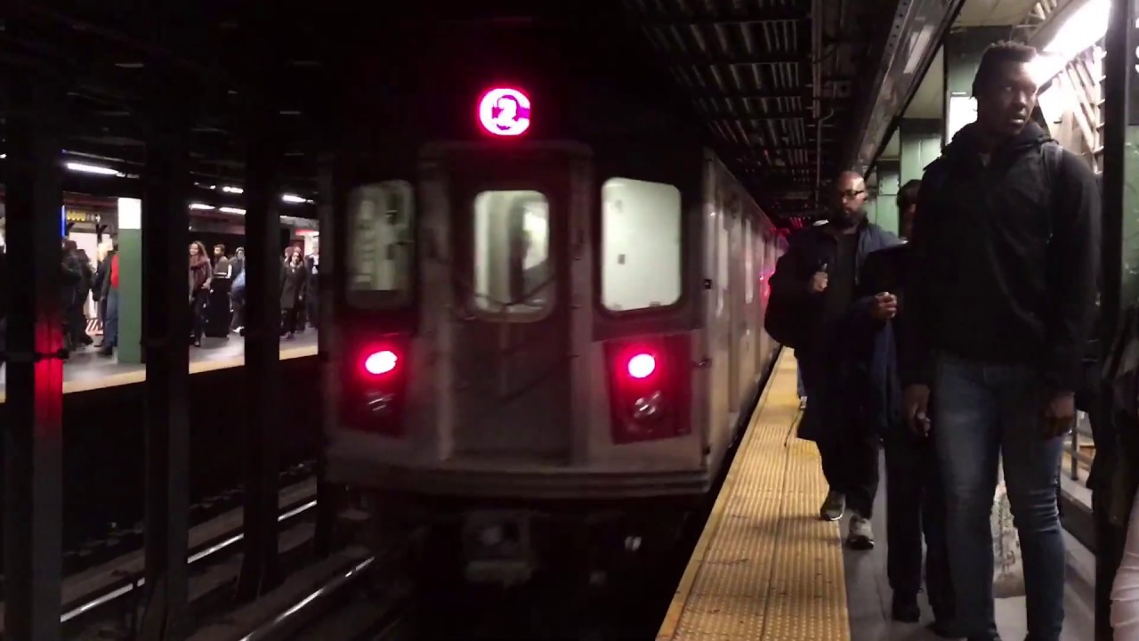 NYC Subway: IRT 1, 2, and 3 Trains at Times Square-42nd Street - YouTube