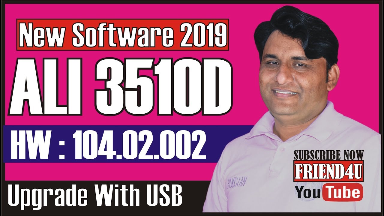 ALI 3510D HW 104 02 002 New Software 2019 Upgrade With Usb - YouTube