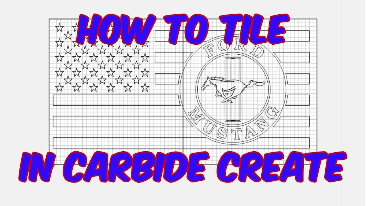 Learn How To Tile In Carbide Create for Custom CNC Flag with this ...