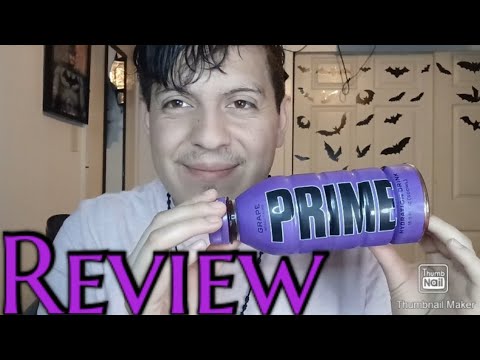 Grape Flavor Prime Hydration Drink Review #smallyoutuber #california # ...