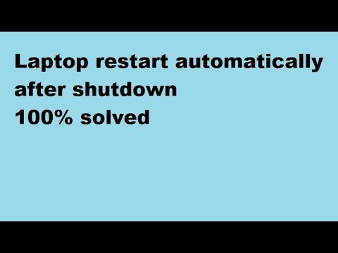 laptop restart automatically after shutdown 100% solved #viral #bangla ...
