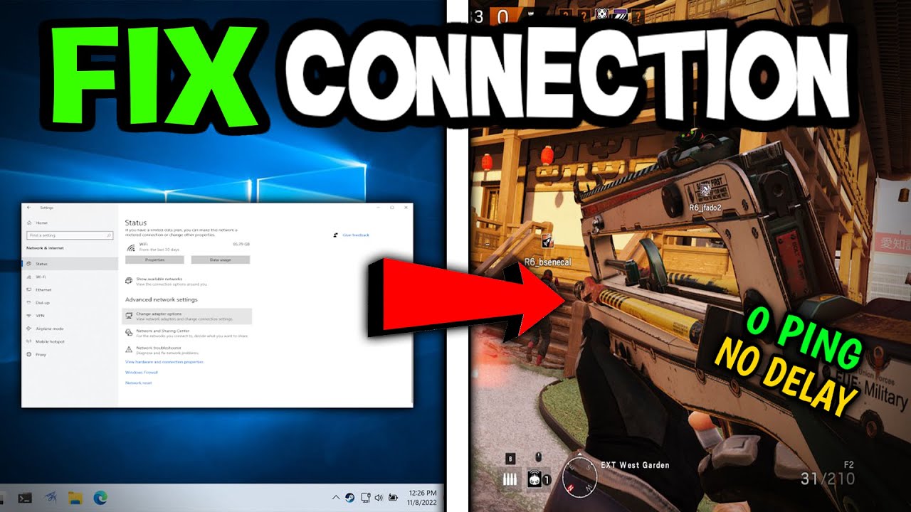 How To Fix Network Issues & Ping in Rainbow Six Siege - YouTube