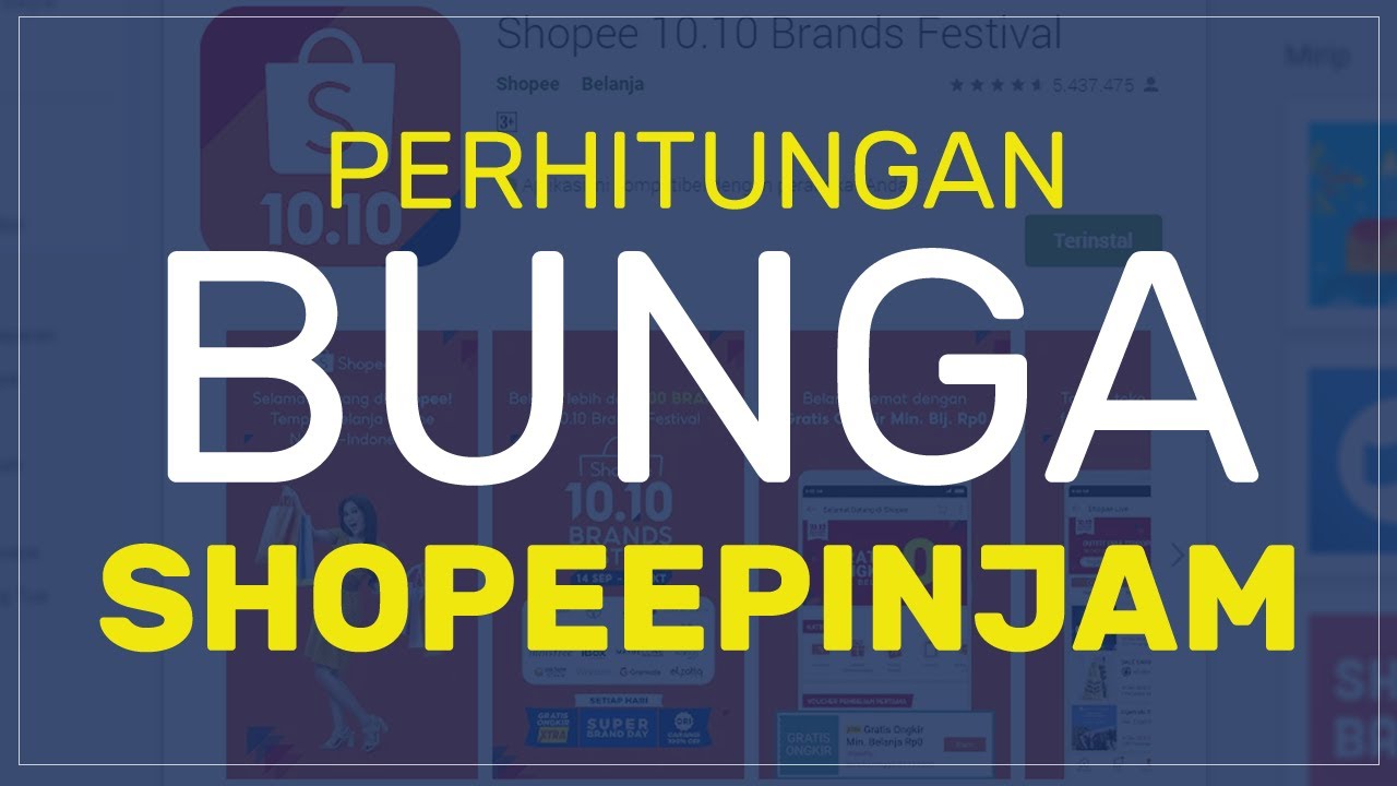 Bunga Shopee Pinjam - Perhitungan Bunga dan Biaya Administrasi ...