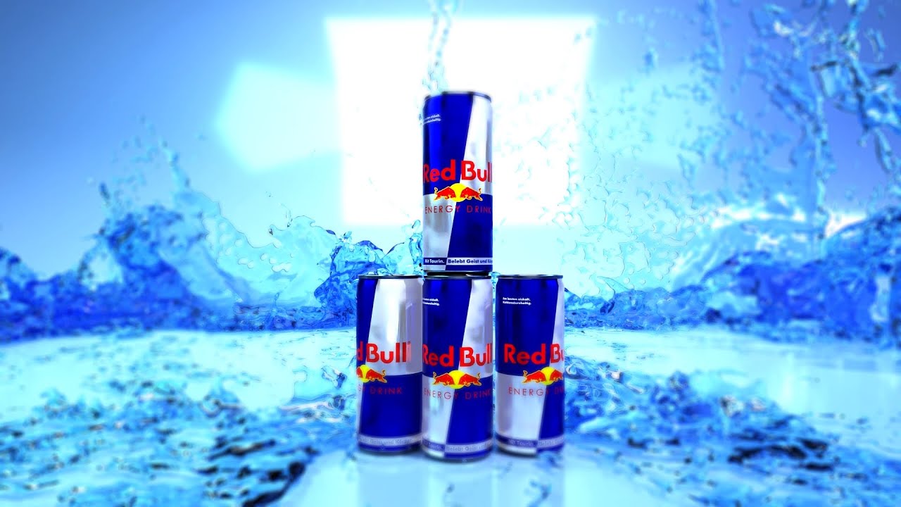 3D Product Motion Graphics Red Bull Can Demonstration (Blender ...