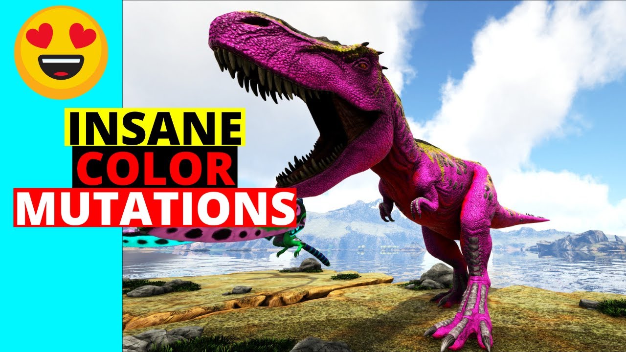 INSANE REX Color Mutations! | Ark Survival Evolved - YouTube