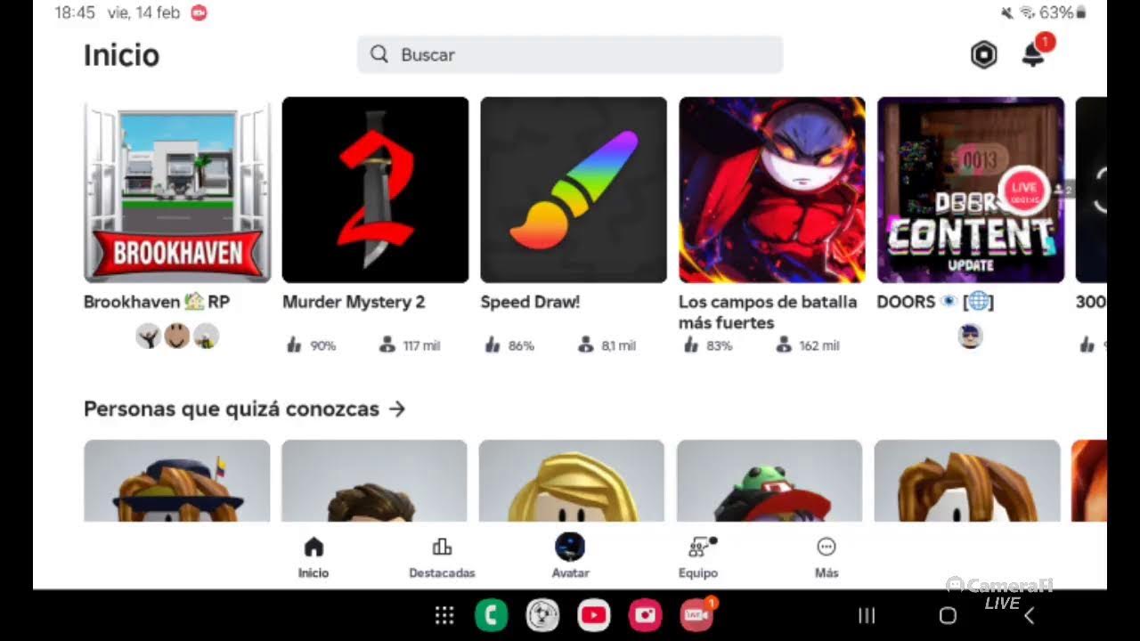 chismeando y jugando roblox😱🤑 - YouTube